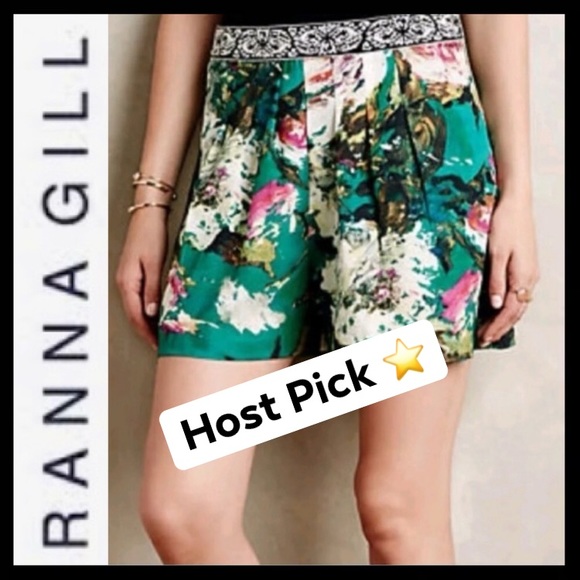 Anthropologie | Shorts | Hpanthro Ranna Gill Archipelago Shorts | Poshmark
